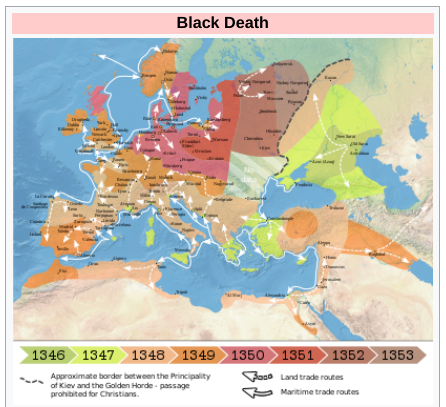 The Black Death timeline | Timetoast timelines