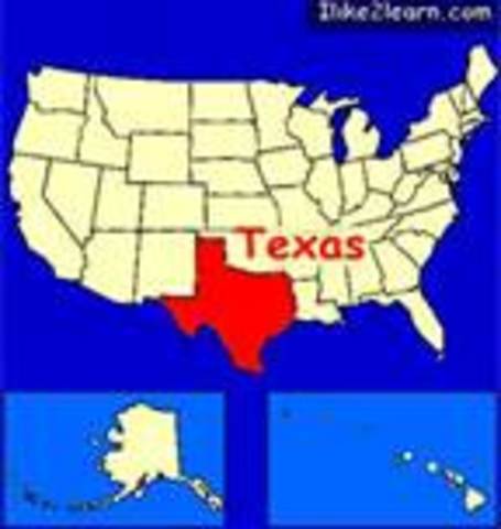 Texas Milestones timeline | Timetoast timelines