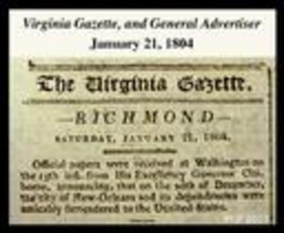 History of Newspapers In America timeline | Timetoast timelines