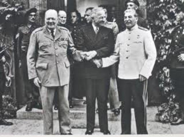 potsdam conference timeline | Timetoast timelines