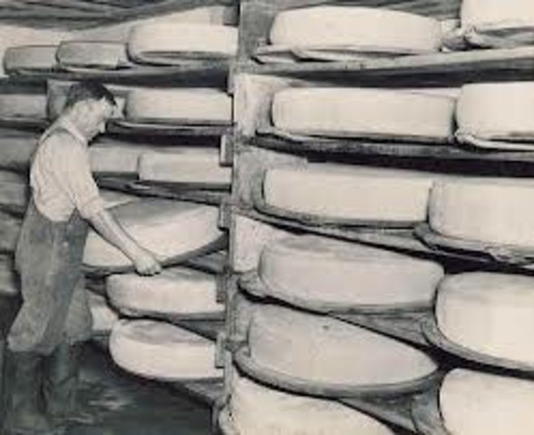 history of cheese timeline | Timetoast timelines