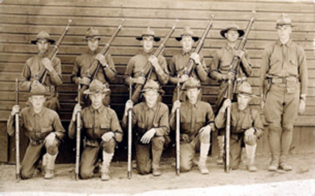 United States entering WWI timeline | Timetoast timelines