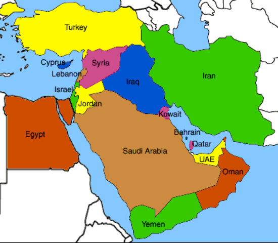 A Comprehensive Timeline of the Middle East 1980-Present | Timetoast