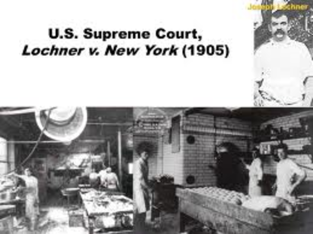 Supreme Court Cases (1890's thru 1915) timeline | Timetoast timelines