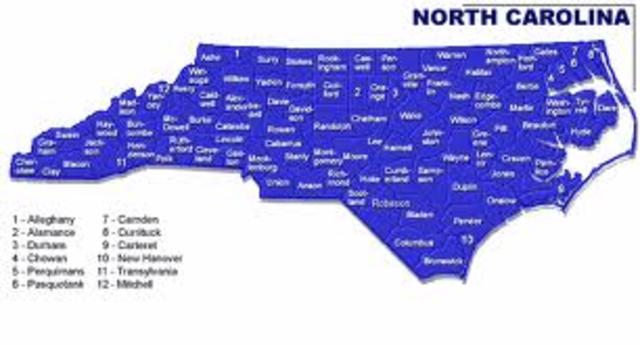 Special Events of the 13 Colonies timeline | Timetoast timelines