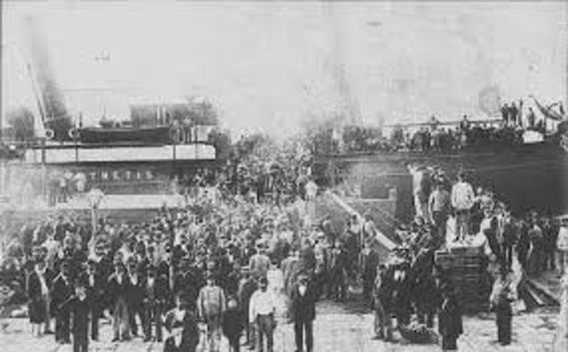 US Immigration 1790 to present timeline | Timetoast timelines