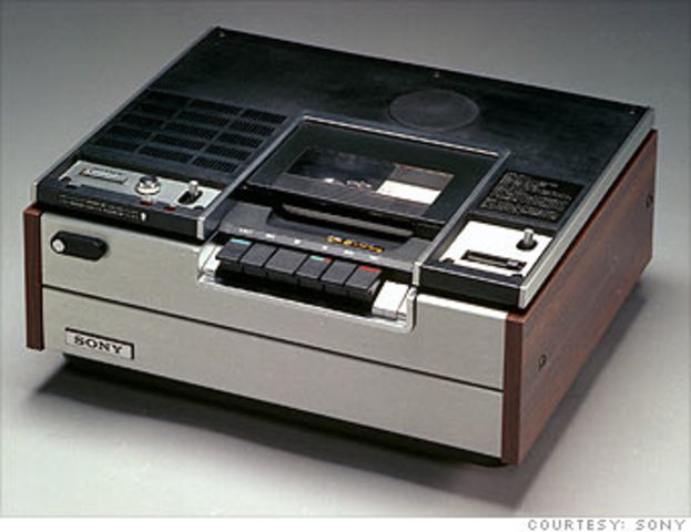 VCR and VHS timeline | Timetoast timelines