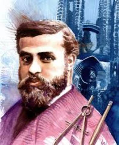 Antoni Gaudi timeline | Timetoast timelines