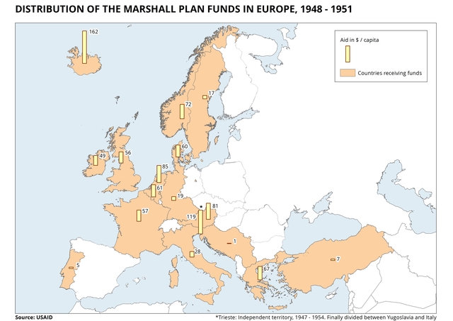 BRC Geschiedenis 1945-1989 tijdbalk door Yoran en Mees timeline | Time
