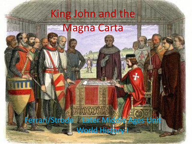 Signing of the Magna Carta timeline | Timetoast timelines