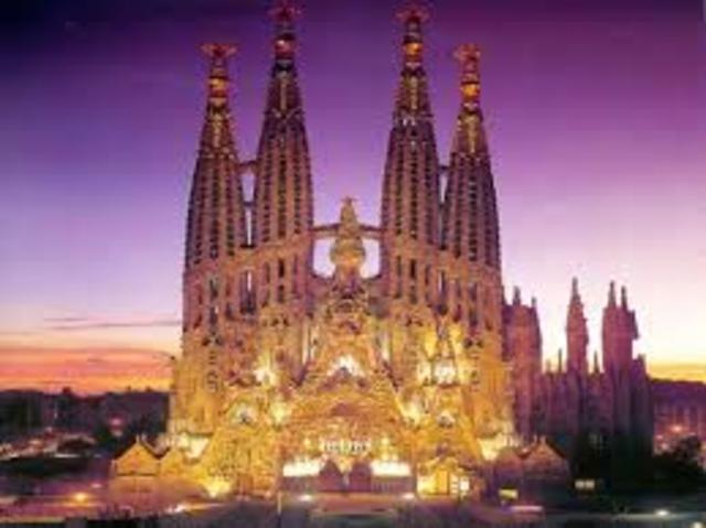 Antoni Gaudi timeline | Timetoast timelines