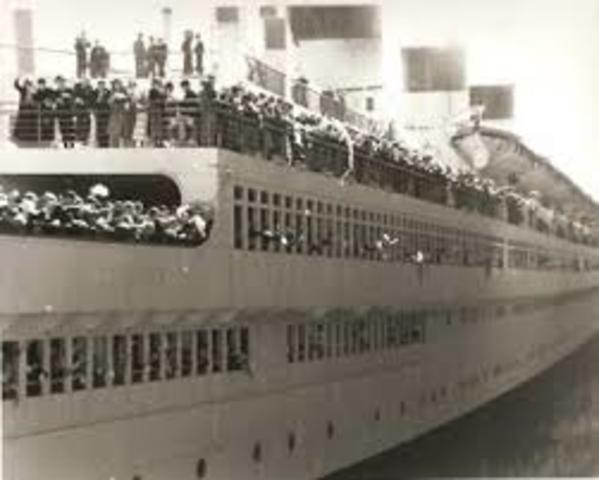 Titanic timeline | Timetoast timelines