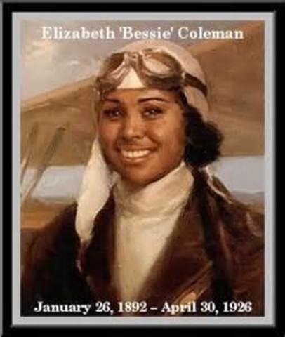 Bessie Coleman by Erin Park timeline | Timetoast timelines