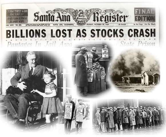 Great Depression & Roaring 20's timeline | Timetoast timelines