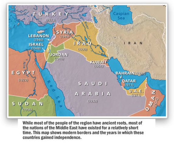 Conflict in the Middle East timeline | Timetoast timelines