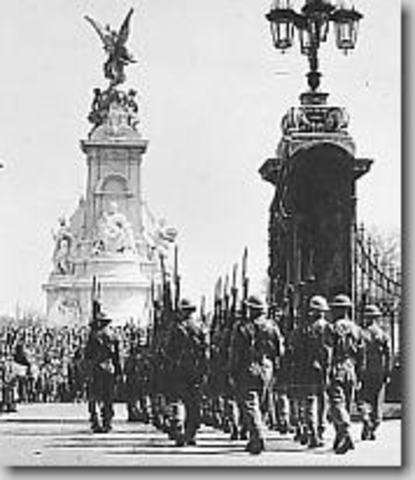 Le canada dans la deuxième guerre mondiale timeline | Timetoast