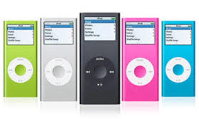 Evolution of the iPod Nano | Timetoast timelines