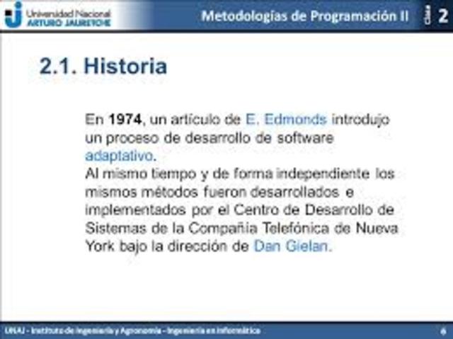 historia de programacion timeline | Timetoast timelines