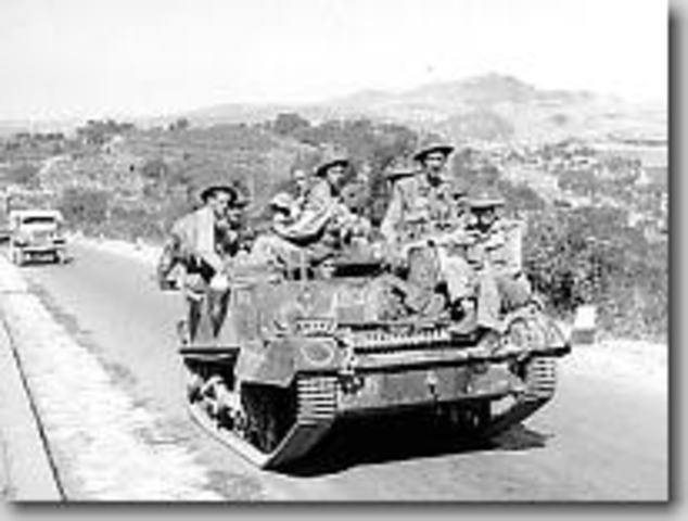 Le canada dans la deuxième guerre mondiale timeline | Timetoast