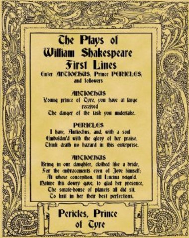 shakespeare timeline | Timetoast timelines