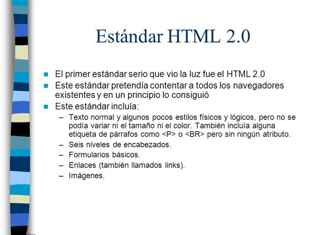 HISTORIA DE HTML timeline | Timetoast timelines