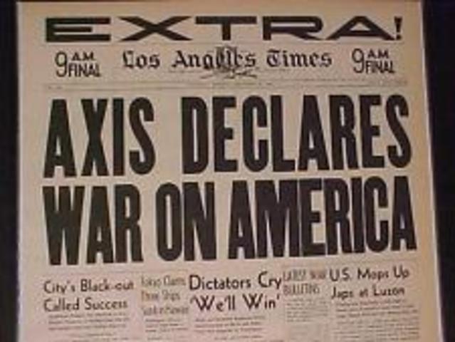 Major Events of WWII timeline | Timetoast timelines
