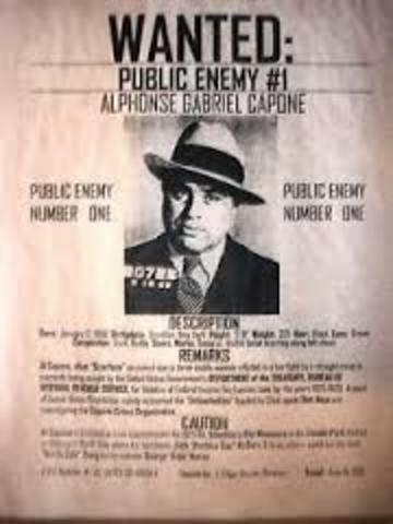 APUSH 1920s Organized Crime and Al Capone timeline | Timetoast