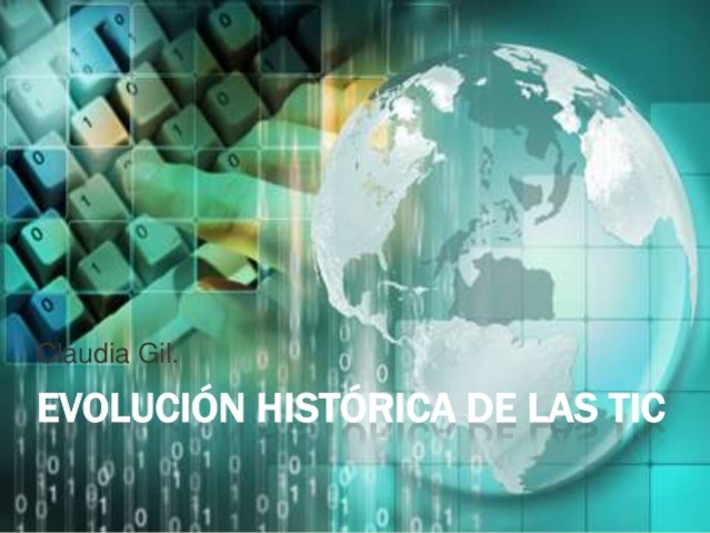 Evolucion histórica de las TIC timeline | Timetoast timelines