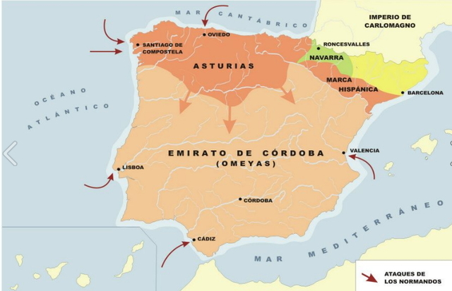 De Al-Andalus a los Reinos Cristianos en España timeline | Timetoast ...