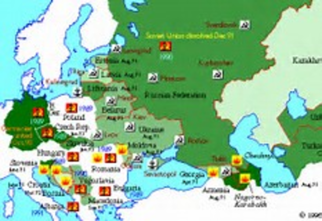 Cold War Events Timeline | Timetoast timelines