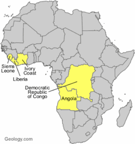 Blood Diamonds timeline | Timetoast timelines