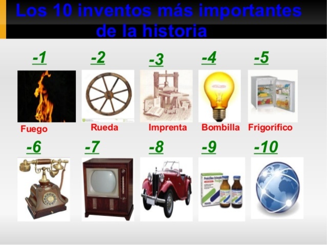 LOS INVENTOS MAS TRASCENDENTALES timeline | Timetoast timelines