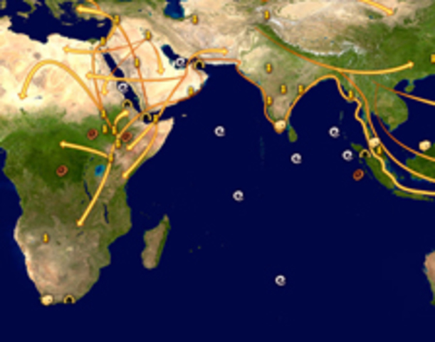 Indian Ocean Trade timeline | Timetoast timelines