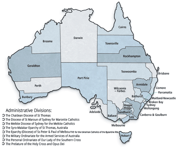 History of roman catholic evolution in Australia timeline | Timetoast ...