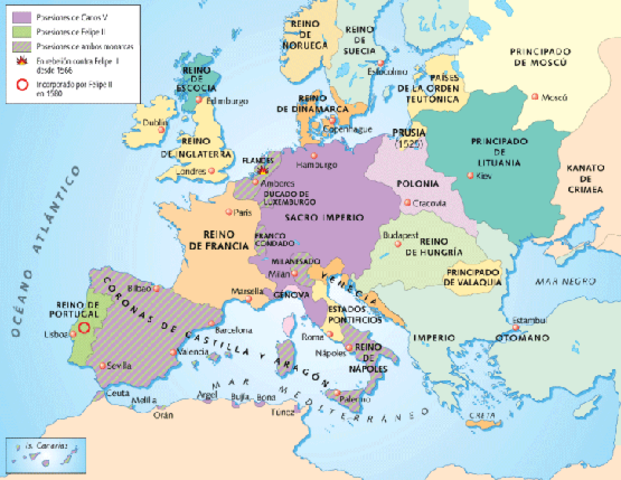 Imperios en Europa timeline | Timetoast timelines