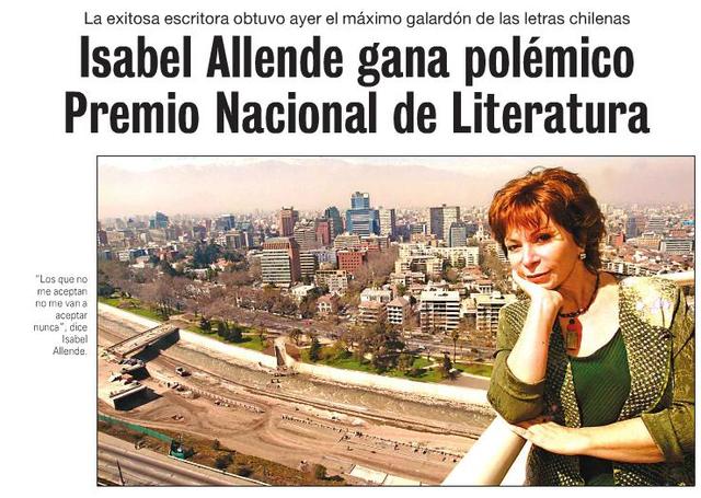 ISABEL ALLENDE escritora chilena timeline | Timetoast timelines