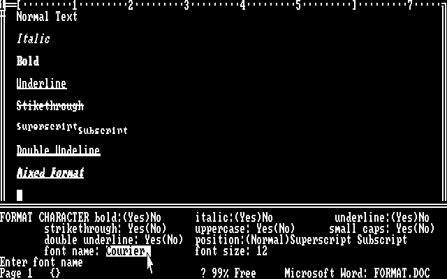 Evolución de Word. timeline | Timetoast timelines
