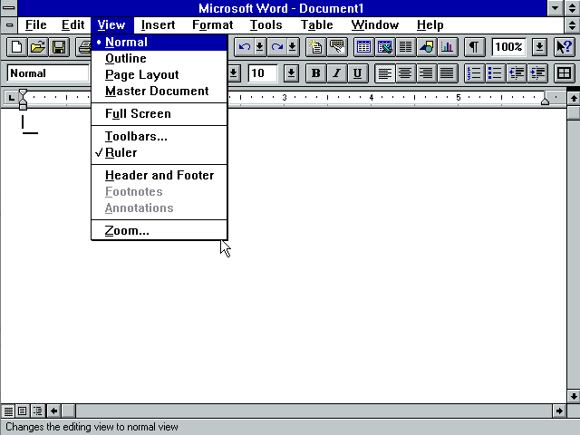 Evolución de Microsoft Word timeline | Timetoast timelines