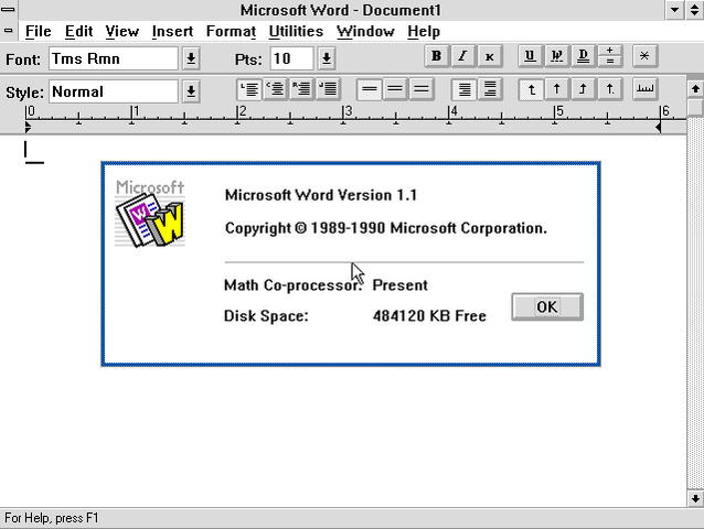 Evolución de Word timeline | Timetoast timelines