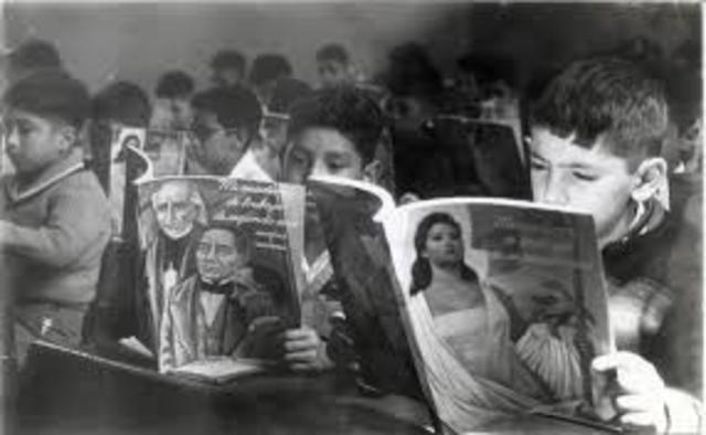 Educacion en Mexico timeline | Timetoast timelines