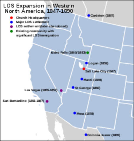 Mormon Religion timeline | Timetoast timelines