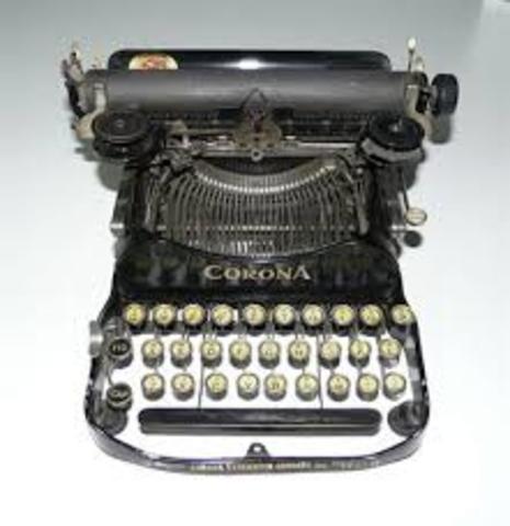 Maquina de Escribir timeline | Timetoast timelines