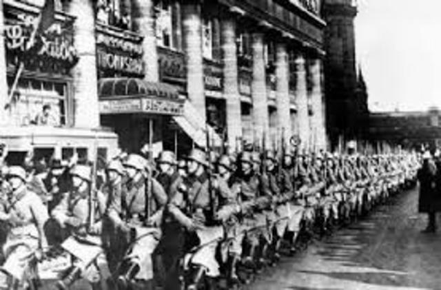 German Expansion 1936-1940 timeline | Timetoast timelines