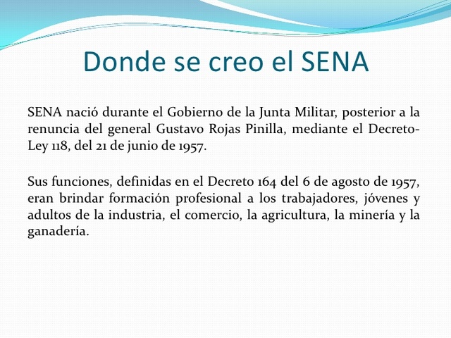 HISTORIA DEL SENA timeline | Timetoast timelines