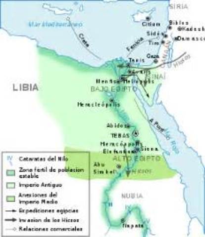 LINEA DEL TIEMPO DE EGIPTO timeline | Timetoast timelines