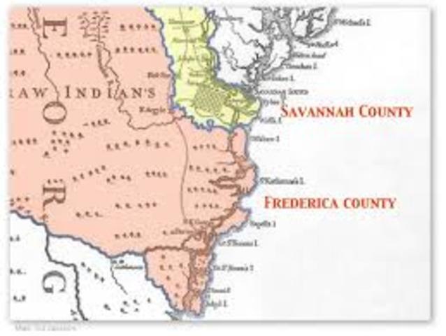 13 colonies Georgia timeline | Timetoast timelines