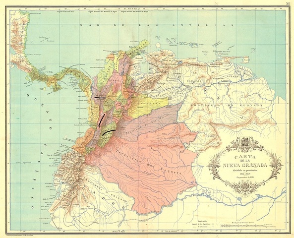 Historia de Colombia 1820-1865 timeline | Timetoast timelines