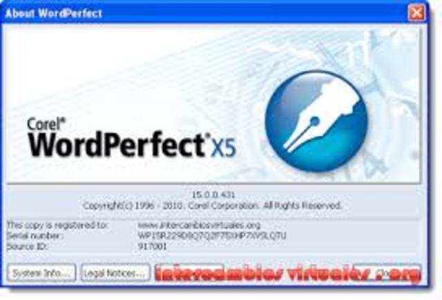 Historia del procesador de texto timeline | Timetoast timelines