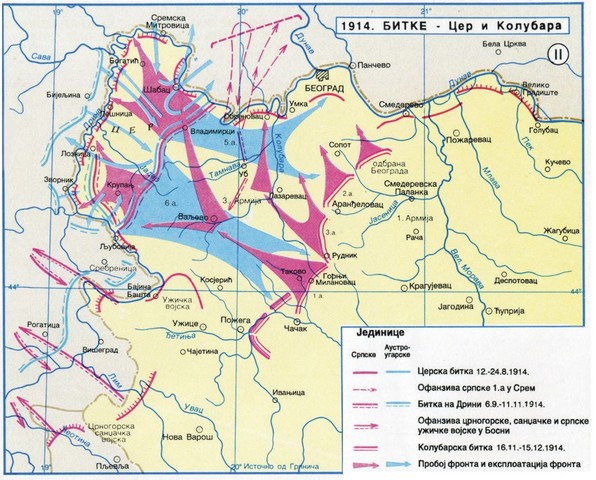 Srbija i Crna Gora u Prvom svetskom ratu timeline | Timetoast timelines