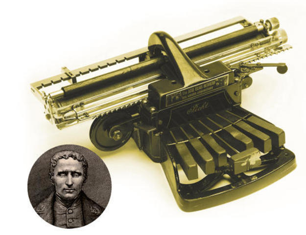 Historia de la maquina de escribir timeline | Timetoast timelines